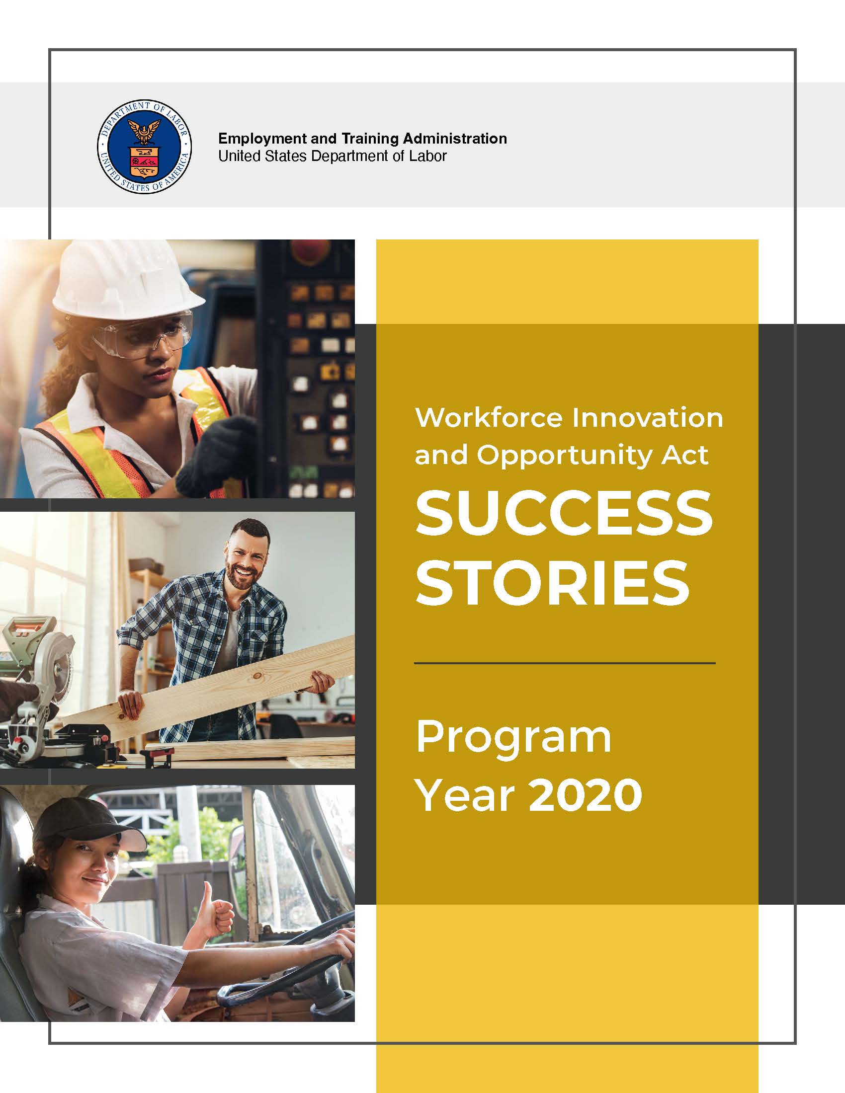 WIOA Success Stories | U.S. Department of Labor